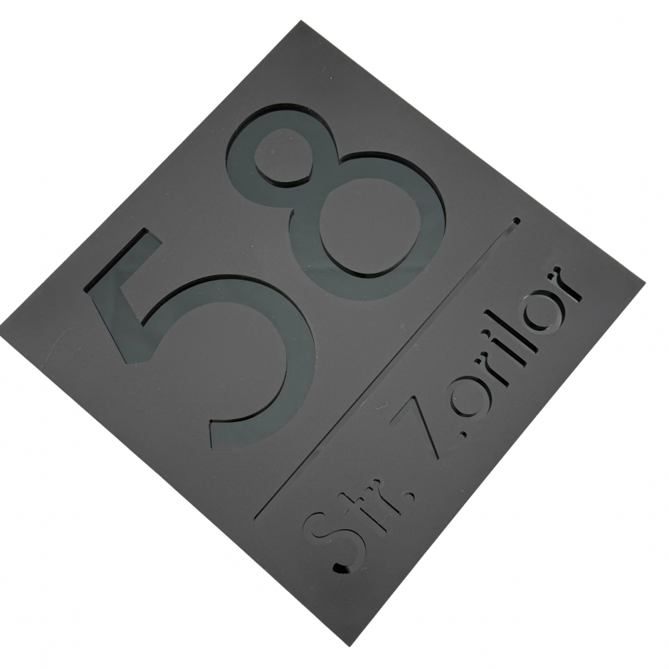 Numar Casa Personalizat - Colectia Royal | Adresa VIP